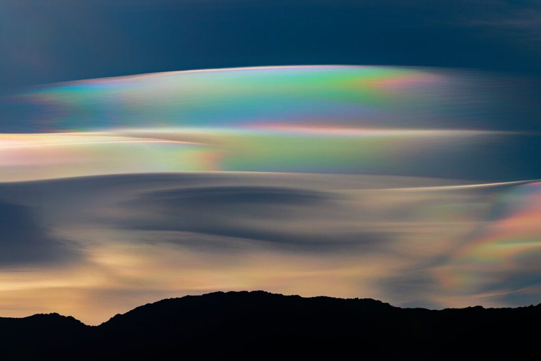 Cloud Iridescence or Rainbow Clouds capture our imagination